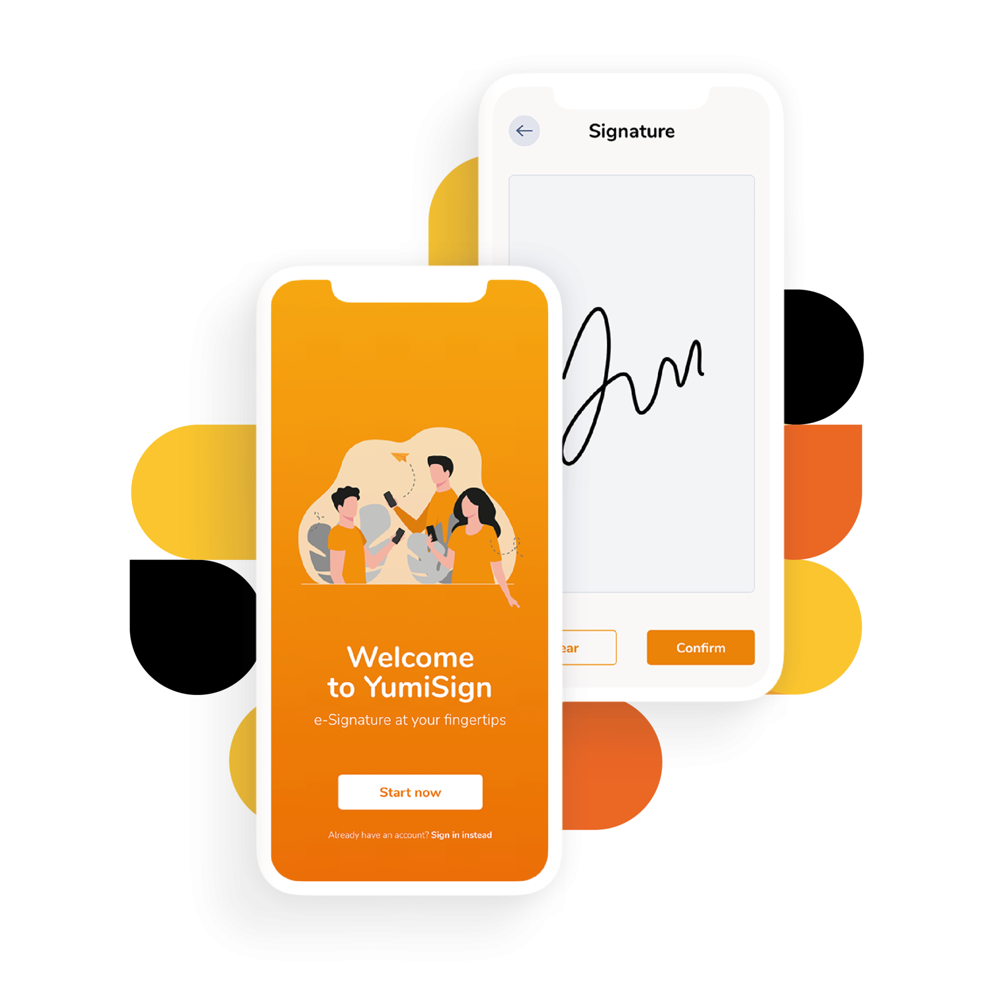 YumiSign - Mobile application