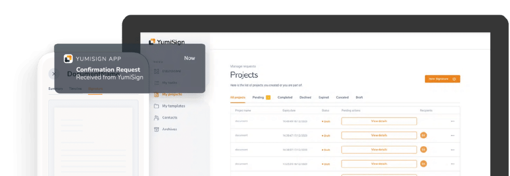 YumiSign - Electronic signature platform