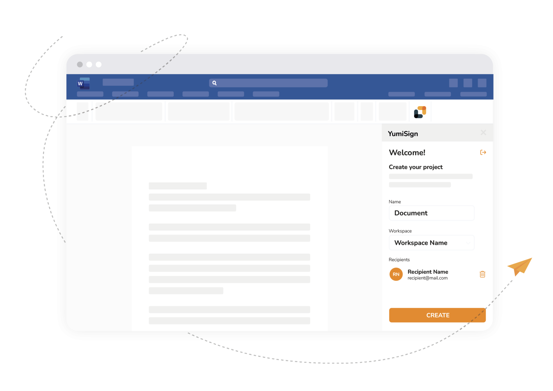 YumiSign Microsoft 365 Integrations - YumiSign