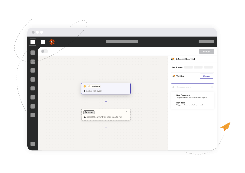 Intégration Zapier de YumiSign - YumiSign
